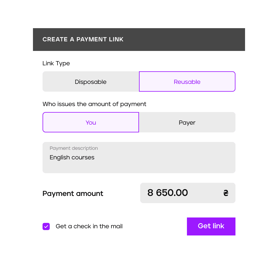 Payment Link Create A Link To Pay By Card In Ukraine 4bill